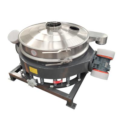 China Straight Flow Vibrating Screen Machine 600-1500mm for Powder Granule Filtration for sale