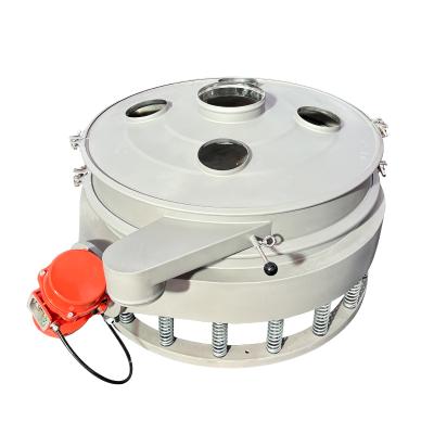 China Food Grade 304 Stainless Steel Direct Discharge Vibratory Screen 520mm to 1390mm Sieving Diameter for sale