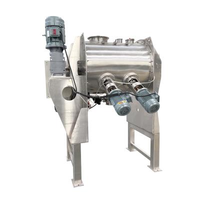 China Stainless Steel Plow Mixer 300L to 4000L with PLC Control High Speed Plough Knife Rotation for sale