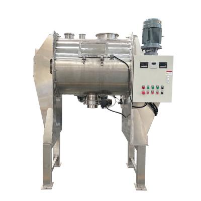 China Stainless Steel Plow Mixer 300L to 4000L PLC Control Pneumatic Discharge Industrial Mixing for sale