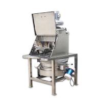 China Bulk Bag Unloader with Dust Free Feeding Station and Direct Discharge Screen 600mm to 1200mm for sale