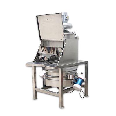 China Bulk Bag Unloader with Dust Free Feeding Station and Direct Discharge Screen 600mm to 1200mm for sale