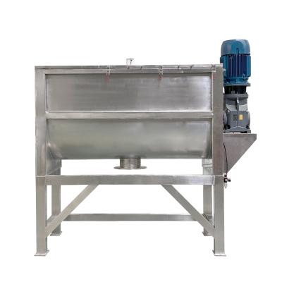 China Ribbon Blender Machine with compact structure and smooth operation for handling difficult to mix agglomerated materials for sale