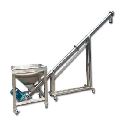China Auger Screw Conveyor 133mm Diameter Continuous Conveying for Powder Granules Horizontal Inclined Vertical for sale
