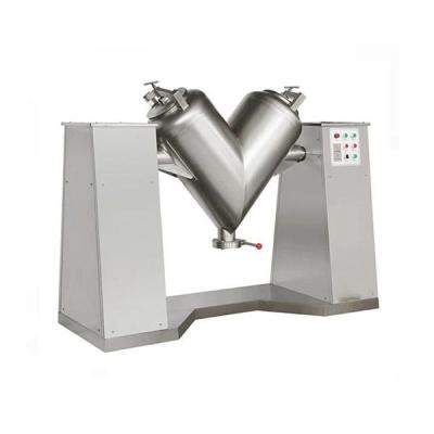 China V Type Powder Mixer V-100 100L for Uniform Dry Powder Mixing in Food and Chemical Industries for sale