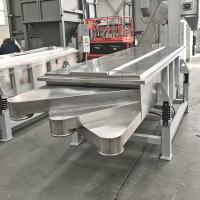 China Linear Vibrating Screen 0.02-20mm Mesh for Powder Granule Separation 6-10mm Amplitude for sale