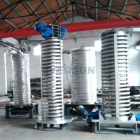 China Stainless Steel Vertical Spiral Vibration Elevator 300mm to 1800mm Diameter for Powder Granules Conveying for sale