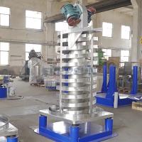China Stainless Steel Vertical Spiral Vibration Elevator 300mm to 1800mm Diameter for Powder Granules Conveying for sale