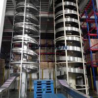 China Stainless Steel Vertical Spiral Elevator 304 316 Dry Powder Granules Continuous Lifting 8m Height for sale