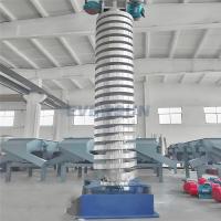 China Stainless Steel Vertical Spiral Elevator 304 316 Dry Powder Granules Continuous Lifting 8m Height for sale