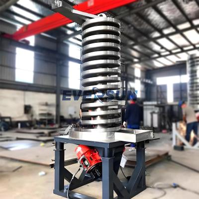 China Auger Screw Conveyor Stainless Steel Vertical Spiral Lifter for Conveying of Powder and Granular Materials in Various Industries for sale