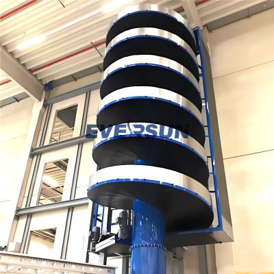 China Versatile Auger Screw Conveyor for Vertical Lifting of Powders Granules and Small Pieces with Low Noise and Energy Operation for sale