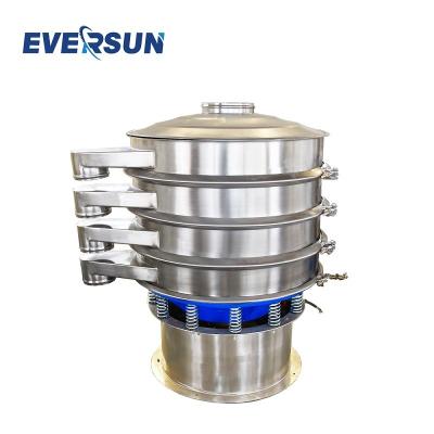 China Round Metal Powder Sieving Machine Vibrating Screen Sifter with 1500 RPM and 1-5 Layer Options for sale