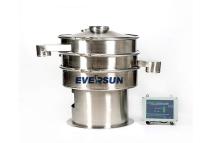 China EVERSUN Stainless Steel Ultrasonic Vibrating Screen 400-1800mm Sieve Diameter 0.18-3kW Power for sale