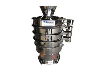 China EVERSUN 2.2kw Vibratory Screening Machine 1400r/min 304 Stainless Steel 1-5 Layers for sale