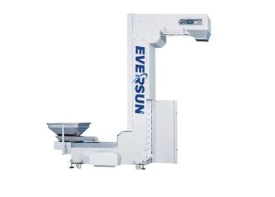 China Compact Z Type Bucket Elevator for Potato Chips Feeding - 6.5L Capacity, 2.2Kw Power, 5.5-12.3 m³/h Output for sale