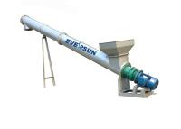 China Large Capacity Carbon Steel Flexible Auger Screw Conveyor 141mm 1.5kW for Food Powder and Bulk Solids for sale