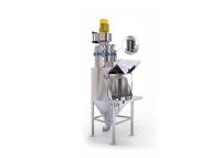 China 25KG Flour Bag Dumping Station with Vacuum Conveyor Machine - 0.42-0.64 m² Screening Area, 1460 RPM Speed for sale