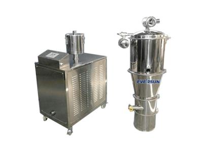 China EVERSUN EZKS-1 1.5KW Stainless Steel Vacuum Conveyor System with 38mm Suction Pipe and 220×820mm Dimensions for sale