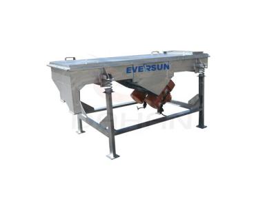 China EZXS-1020 Carbon Steel Linear Vibrating Screen for Paper Pulp with 1000x2000mm Size and 2-500 Mesh Range for sale