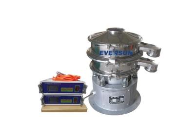 China EVERSUN Stainless Steel Ultrasonic Vibrating Screen for Copper Powder - 2-500 Mesh Range with 0.18-3kW Power Options for sale
