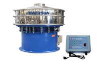 China SS PVC Plastic Powder Ultrasonic Vibrating Screen Machine with 600 Mesh Capacity and 0.18-3kW Power Range for sale