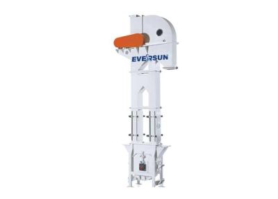 China Carbon Steel Belt Type Bucket Elevator 3.8L Capacity 6.5-8 m³/h Output with 1.5kW Power for sale