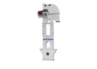 China Carbon Steel Z Type Chain Bucket Elevator 3.8L Capacity with 1.5kW Power for Industrial Conveying for sale