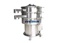 China Carbon Steel Sesame Rotary Vibrating Screen - 1130mm Diameter, 1.1-1.5KW Power, 1-5 Layer Industrial Separator for sale