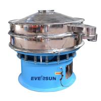 China 48 Inch Carbon Steel Pet Flake Vibrating Sieve Screen 500 Mesh 1.5kw for sale