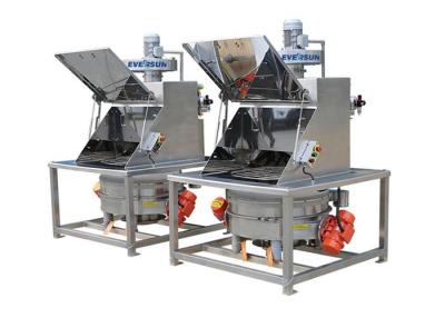 China Food Grade Stainless Steel Bag Dump Station EDS-1000 with 0.64 Screening Area and 1460 Speed for Industrial Powder Handling for sale
