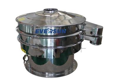 China EVERSUN 60 Mesh Stainless Steel Circular Vibration Separator Sieve Screen Machine with 2-500 Mesh Range and 0.25-4.5KW Power for sale