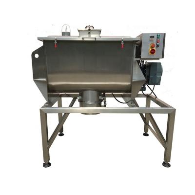 China 10L/Batch Horizontal Powder Ribbon Mixer Machine with Mirror Polishing - 5.5-110kW Power Range for Industrial Applications for sale