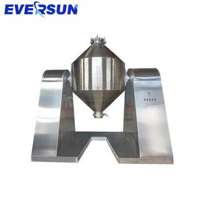 China Vertical Tablet Double Cone Blender 33RPM Stainless Steel Powder Mixer with 99% Uniformity and 15KW Power for sale