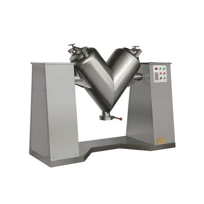 China 15 RPM V Type Powder Coating Mixer 100L Capacity Stainless Steel GMP Compliant Industrial Mixer for sale
