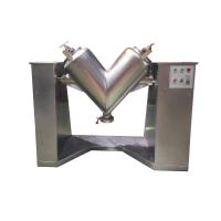 China Stainless Steel V-Type Powder Mixer for Ceramic Materials - 10L to 10000L Capacity Range with 0.37kW to 37kW Power Options for sale