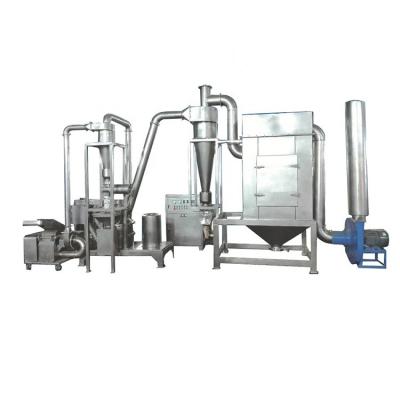 China Industrial Herb Powder Grinding Machine 15MM Feeding 10-200kg/h Capacity 80-320 Mesh Output for sale