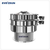 China Carbon Steel Round Vibrating Sifter 2-500 Mesh Metal Grain Screening Machine with 0.25-4.5KW Power Range for sale