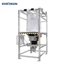 China Ton Bag Dump Station Big Bag Unloader With Conveyor for sale