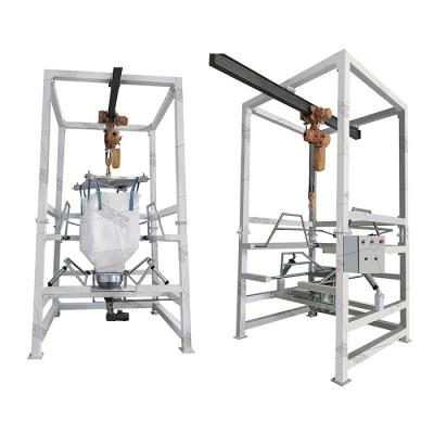 China Ton Bag Dump Station JBS-XL1000-H | 10-20 Bags/Hour Capacity | 1800×1800×4560mm Dimensions for sale
