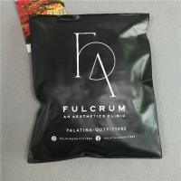 China Black Zipper Poly PVC Custom Packaging Bags for Hoodie Clothing - Custom Logo Printing Available for sale