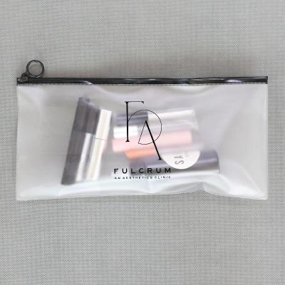China Holographic Laser Zipper Bag with Custom Logo Printing for Cosmetics and Jewelry Packaging - PVC Material 650mm Width for sale