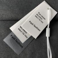 China Custom Matte Black Paper Garment Swing Tags with PVC Rubber Hangtag and Metal Ballchain - 2D/3D Embossed Logo Options for sale