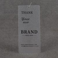 China Custom Matte Black Paper Garment Swing Tags with PVC Rubber Hangtag and Metal Ballchain - 2D/3D Embossed Logo Options for sale