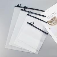 China PE Zipper Lock Frosted Plastic Packaging Bags with Custom Thickness and Waterproof Design for Clothing Protection for sale