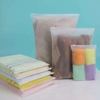 China Custom Matte Frosted Printed Garment Zip Packaging Bags - Zipper Closure with Custom Thickness for T-Shirts and Apparel for sale