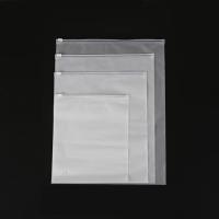 China Custom Matte Frosted PE Biodegradable Zipper Clothing Bags with Logo Printing for T-Shirts and Swimwear for sale