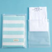 China PEVA Frosted Plastic Zip Bags for Clothing Packaging - Custom Thickness & Recyclable Materials for Underwear & Garments for sale