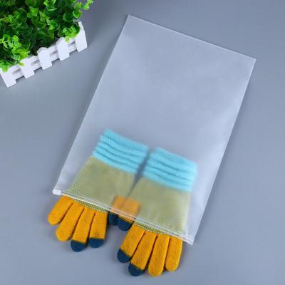 China PEVA Frosted Plastic Zip Bags for Clothing Packaging - Custom Thickness & Recyclable Materials for Underwear & Garments for sale
