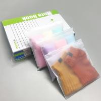 China PEVA Frosted Plastic Zip Bags for Clothing Packaging - Custom Thickness & Recyclable Materials for Underwear & Garments for sale